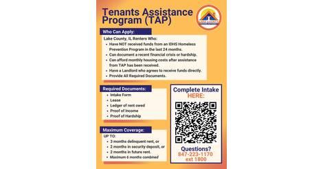 TAP / Security Deposit Assistance - Lake County, Illinois Housing Authority